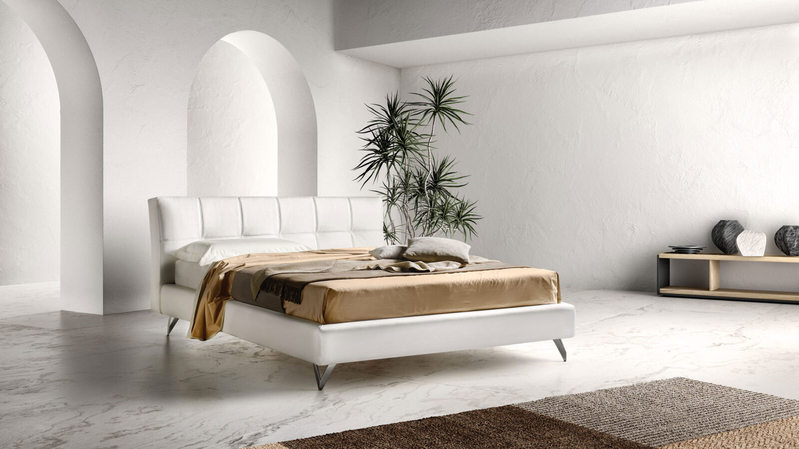 Bside Samoa Bed Division Contemporary - Nuovo Ambiente Arredamenti